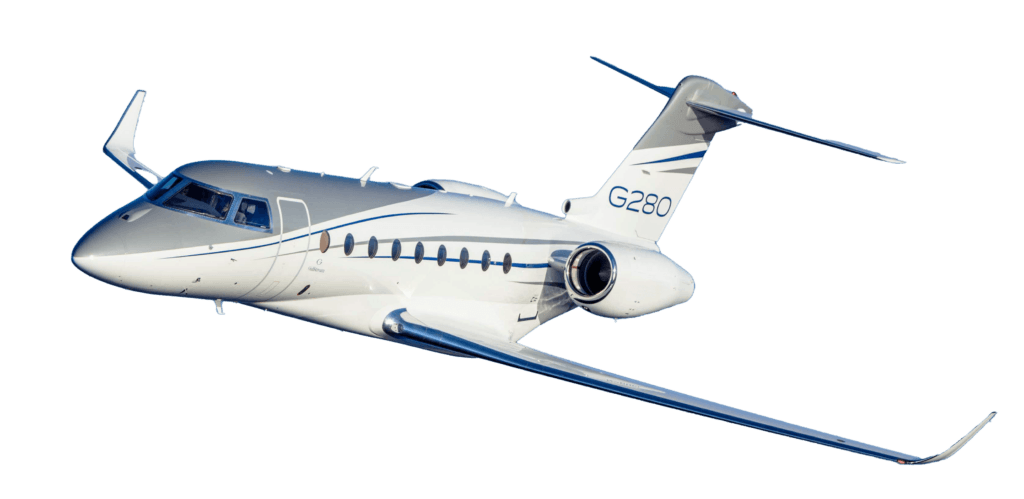 The Gulfstream G280 - The ultimate in luxury and efficiency.