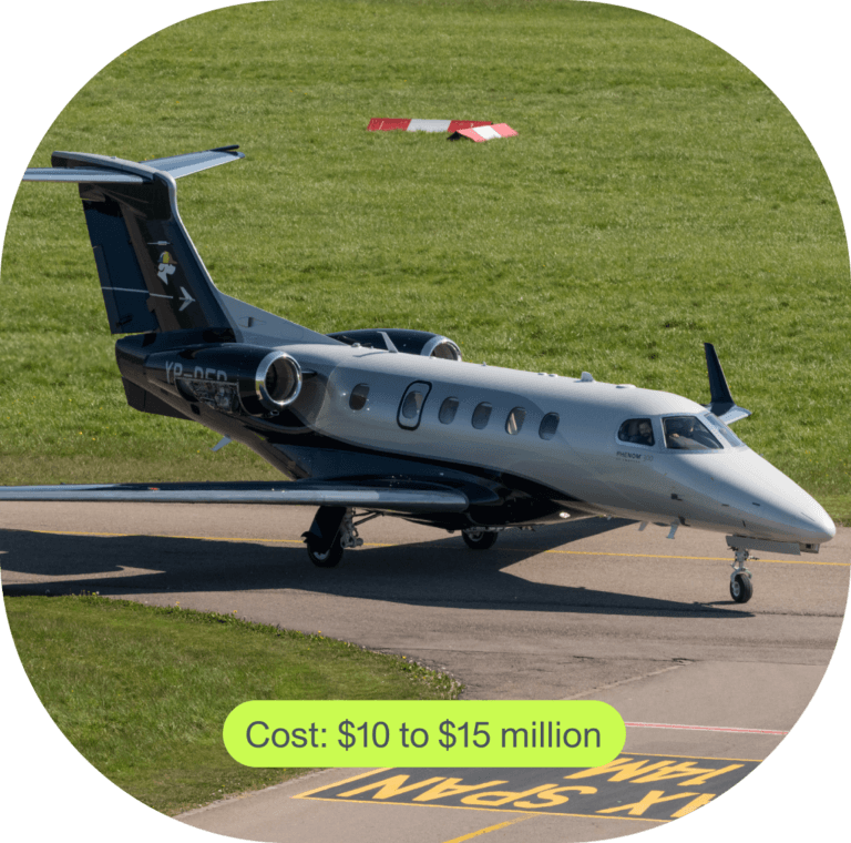 Types of private jets: Exploring the different options for high-end travel.