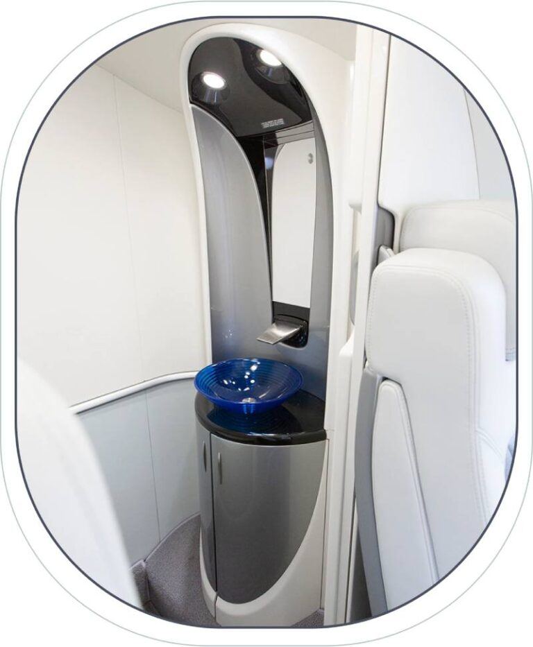 HondaJet interior features: Elegance, comfort, and amenities. - Volato